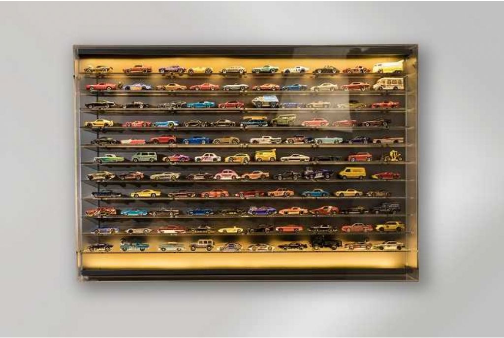 Atlantic 40103 1/64 Scale Wall Mounted Illuminated Display Case for 12 ...