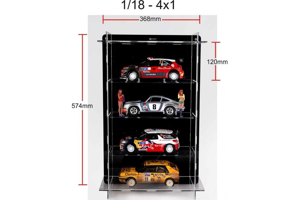 Atlantic 40031 Illuminated Multicase 4x1: For 4 pieces 1/18 - atlantic ...