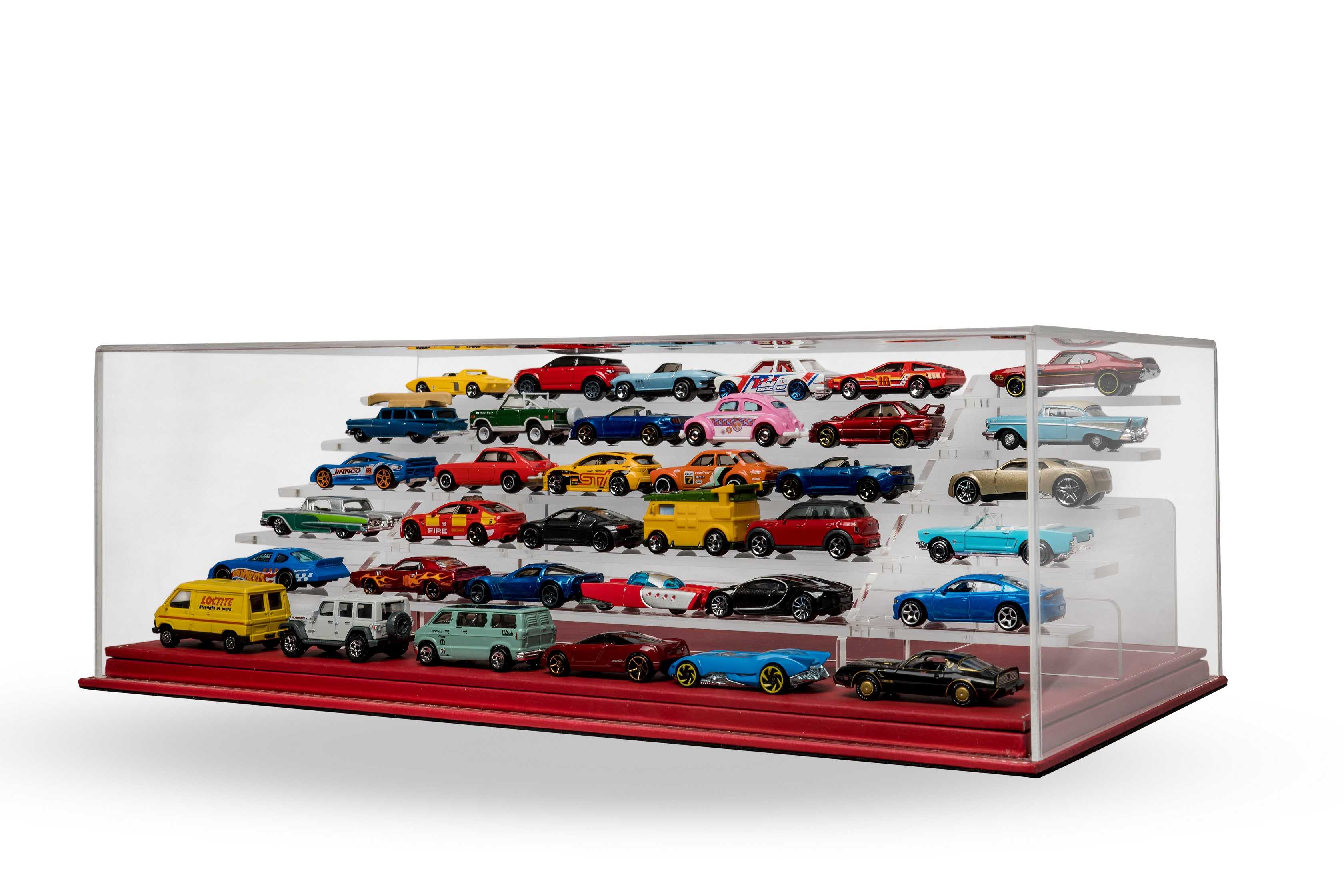 Atlantic Case 40120 1/64 Scale Ladder Display With Red Leather Base a ...