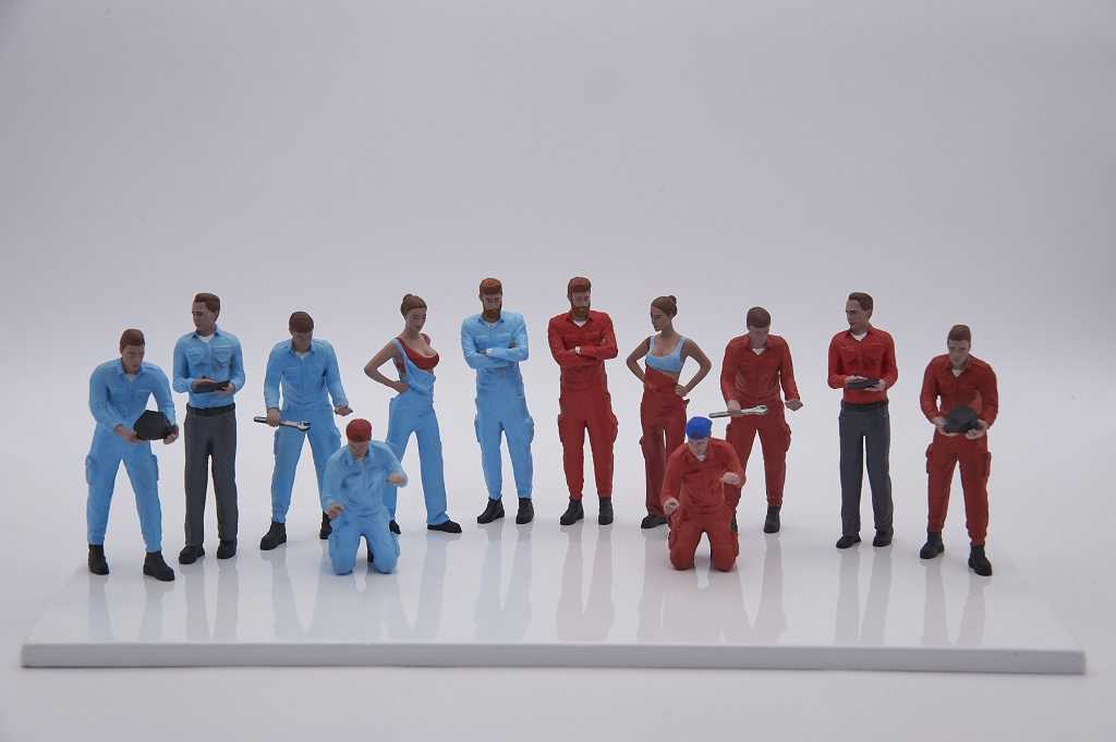 Figurines 1/24 scale x7 - atlantic-case.com